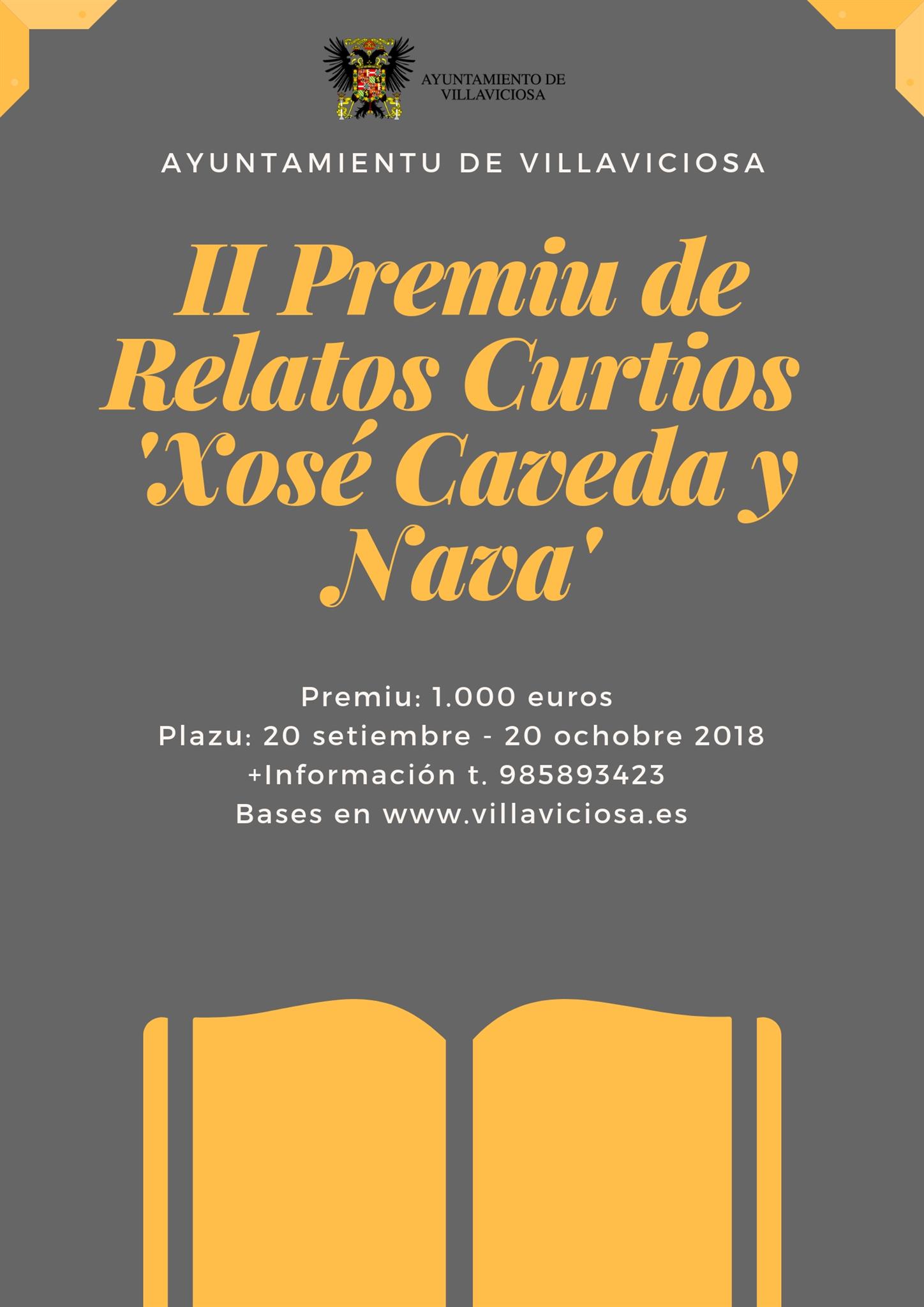 El sábadu fina'l plazu pa presentar rellatos al Xosé Caveda y Nava